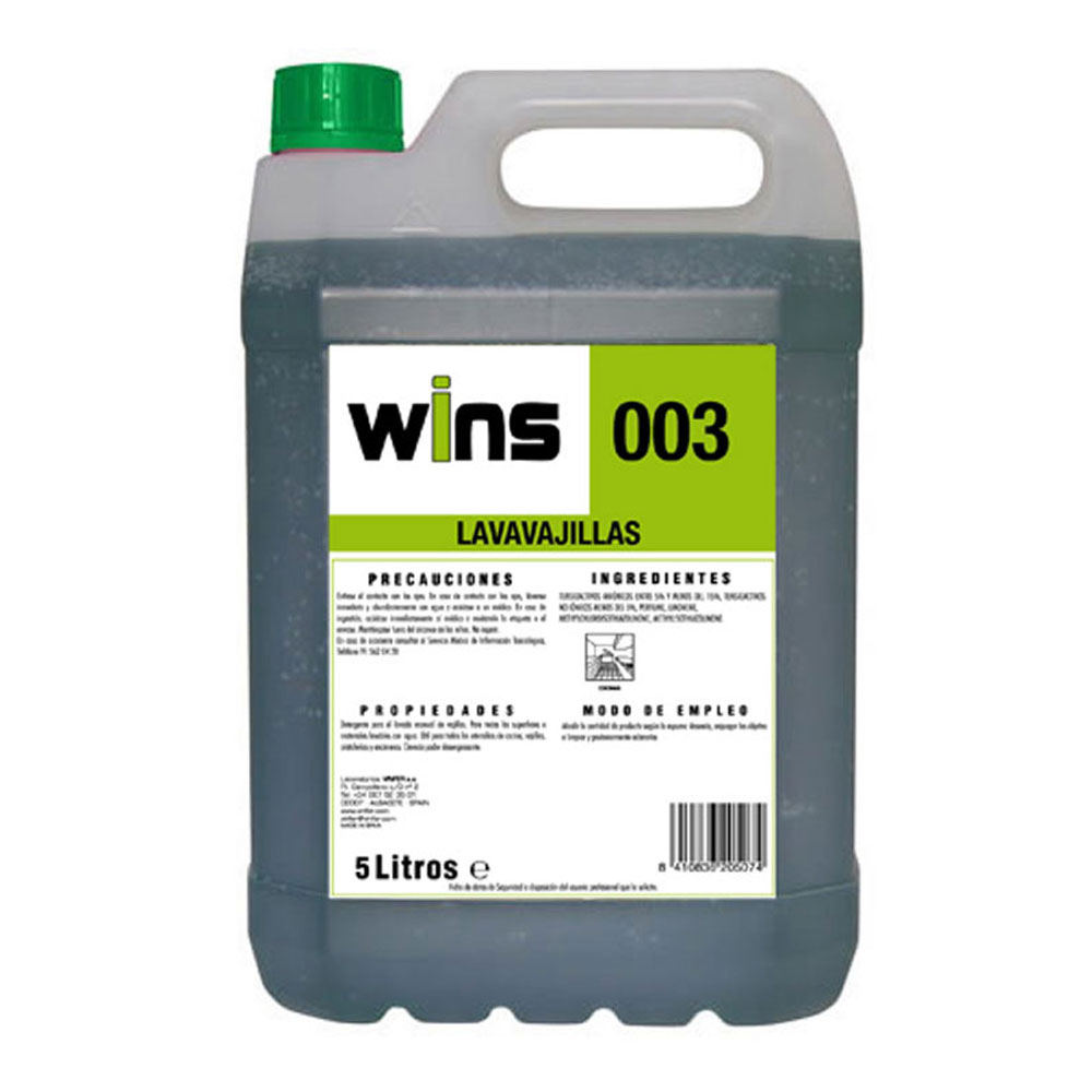 LAVAVAJILLAS MANUAL WINS - GARRAFA 5L